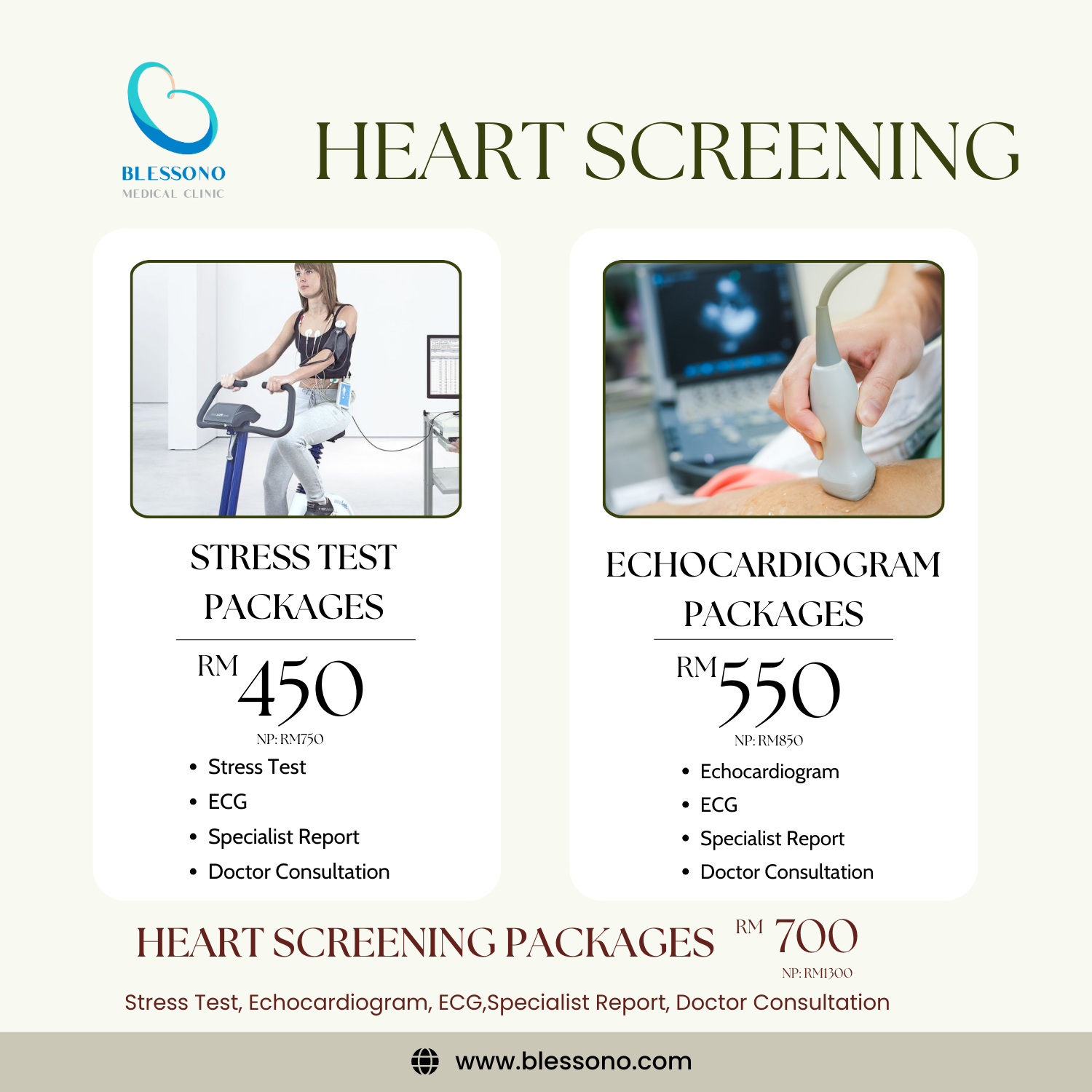 Heart Screening Packages | Echocardiogram | Stress Test Malaysia