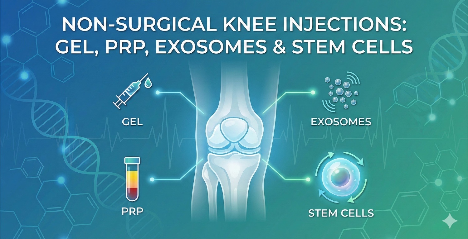 What Are the Different Types of Knee Injections? (Gel, PRP & Stem Cells)